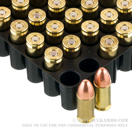 1000 Rounds of Bulk 9mm Ammo by Remington - 124gr FMJ