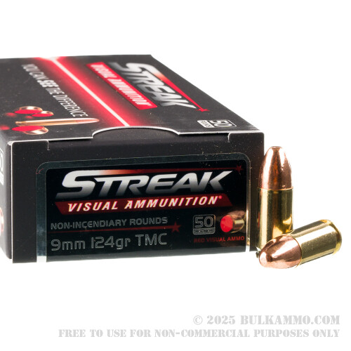 1000 Rounds of Bulk 9mm Ammo by Ammo Inc. - 124gr TMJ Non-Incendiary ...
