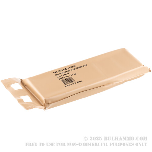 1000 Rounds of Bulk .223 Ammo in Battle Packs by PMC - 55gr FMJBT