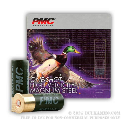 12 ga - 2-3/4" - 1 1/8 oz. - Steel #2 Shot - High Velocity Magnum Steel ...