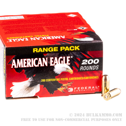 200-rounds-of-40-S-and-W-ammo-by-Federal-180gr-FMJ 200 Rounds of Bulk ...