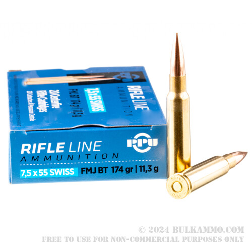 Buy Bulk 7.5x55mm Swiss Ammo Online at BulkAmmo.com - Available and ...